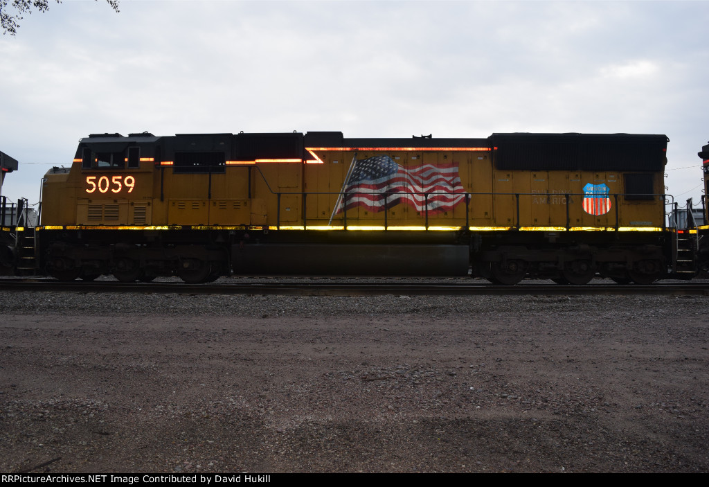 UP Engine 5059, Shortline Yard, Des Moines IA 2